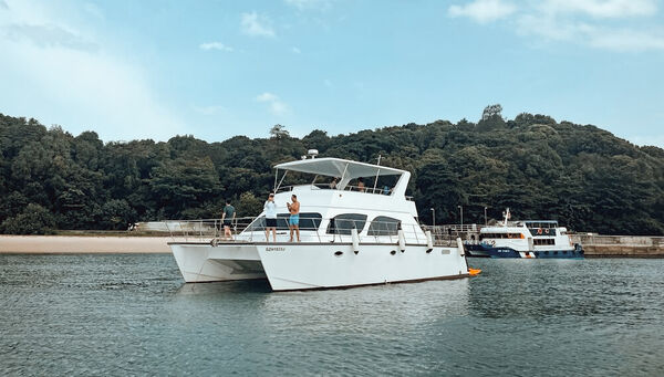 4-hr Power Catamaran Cruise (Max 2) | Spacious Flybridge, Kayak ...